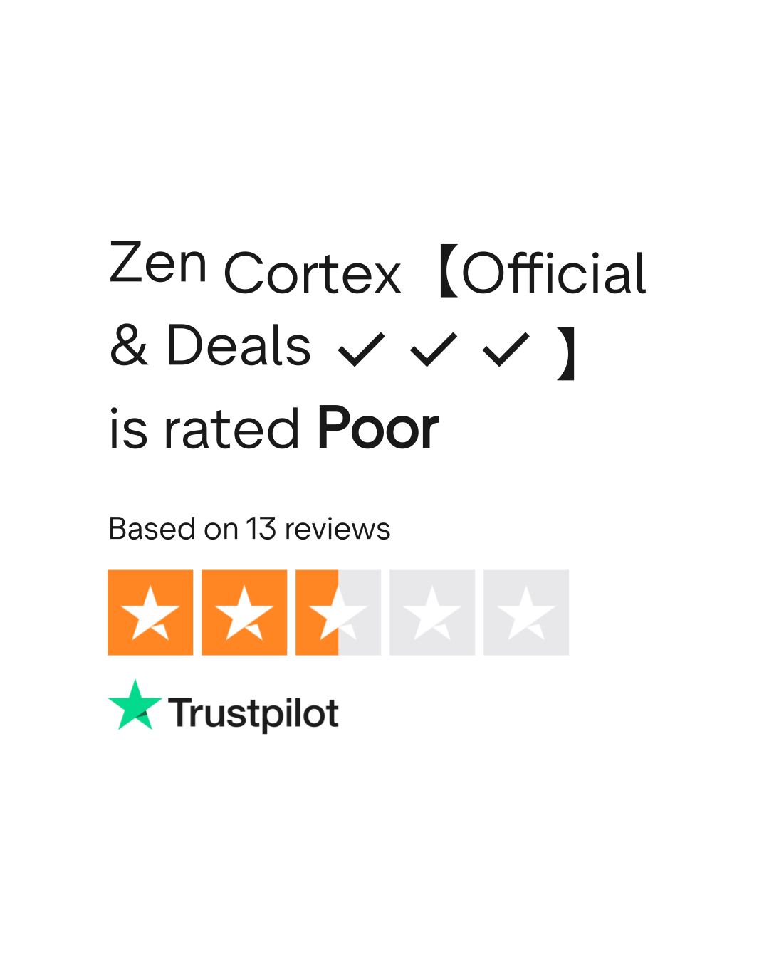 Zen Cortex【Official & Deals ️ ️ ️ 】 Reviews | Read Customer Service Reviews of zencortex ...