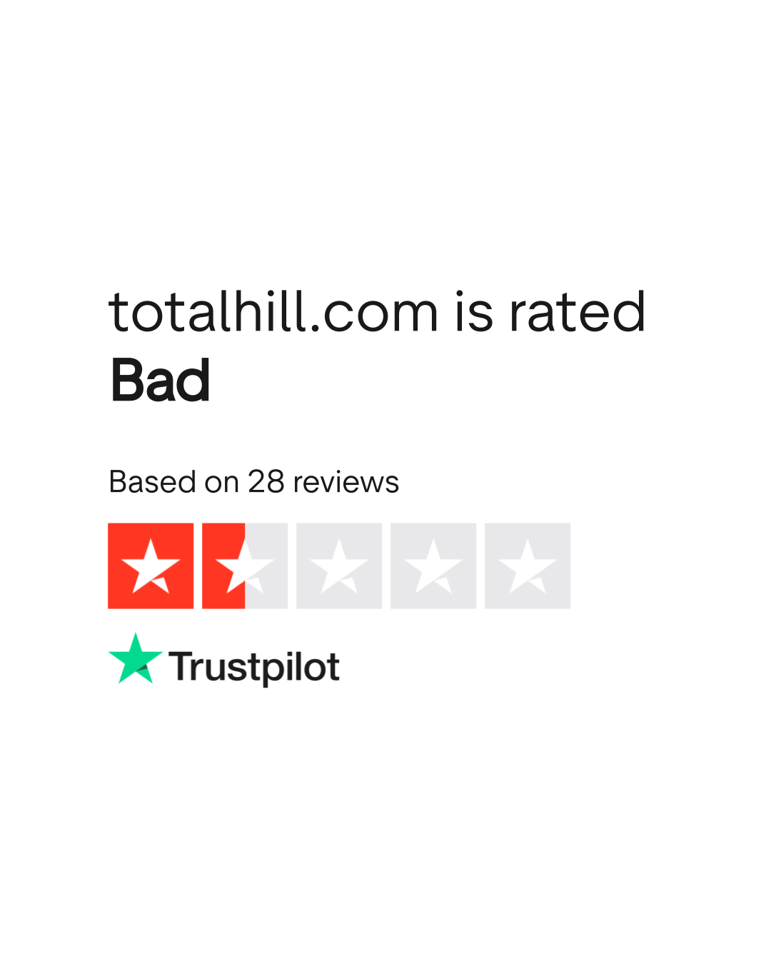 totalhill.com Reviews | Read Customer Service Reviews of totalhill.com