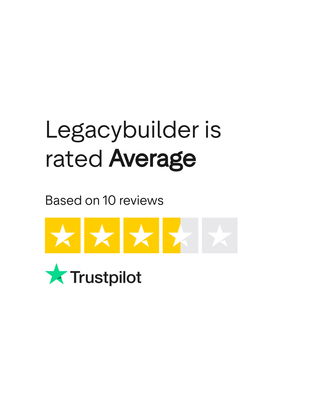 Legacybuilder Reviews | Read Customer Service Reviews of www ...