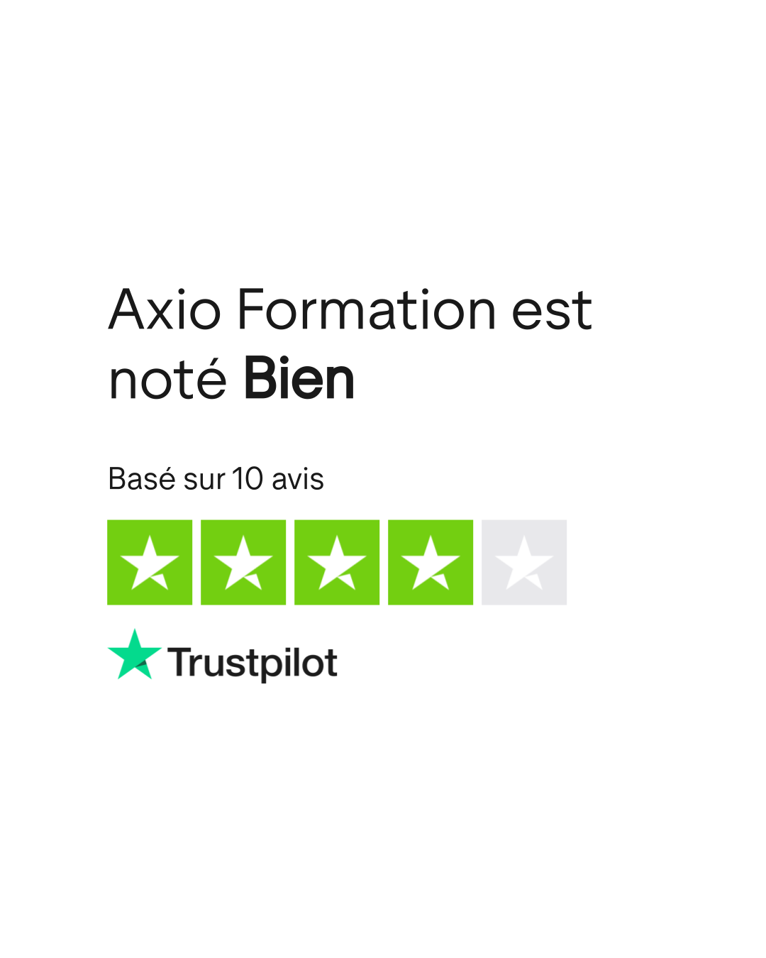 Avis de Axio Formation | Lisez les avis marchands de axio-formation.com