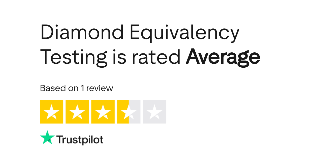 Diamond Equivalency Testing Reviews | Read Customer Service Reviews of ...