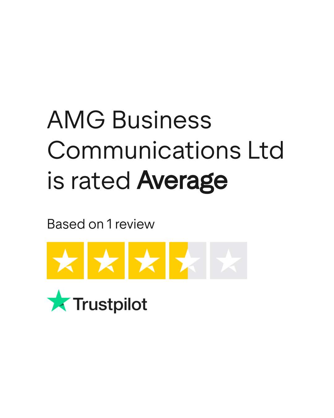 AMG Business Communications Ltd Reviews | Read Customer Service Reviews ...