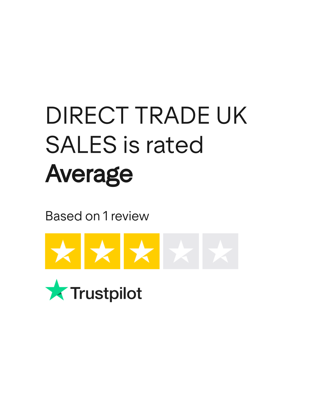 DIRECT TRADE UK SALES Reviews | Read Customer Service Reviews of www ...