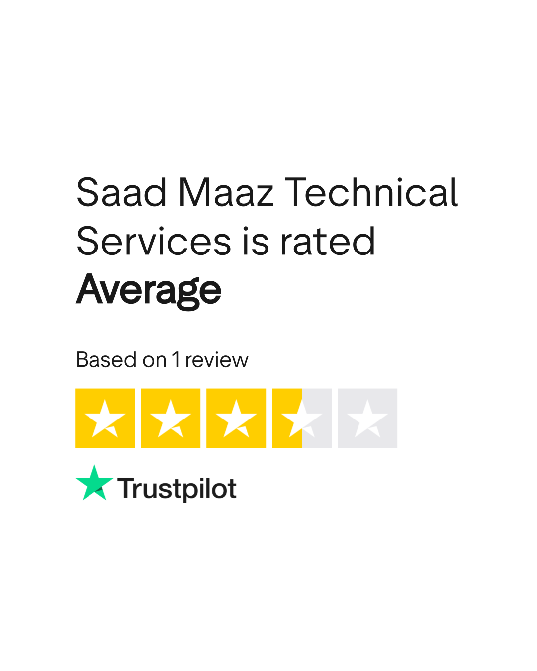 Saad Maaz Technical Services Reviews | Read Customer Service Reviews of ...