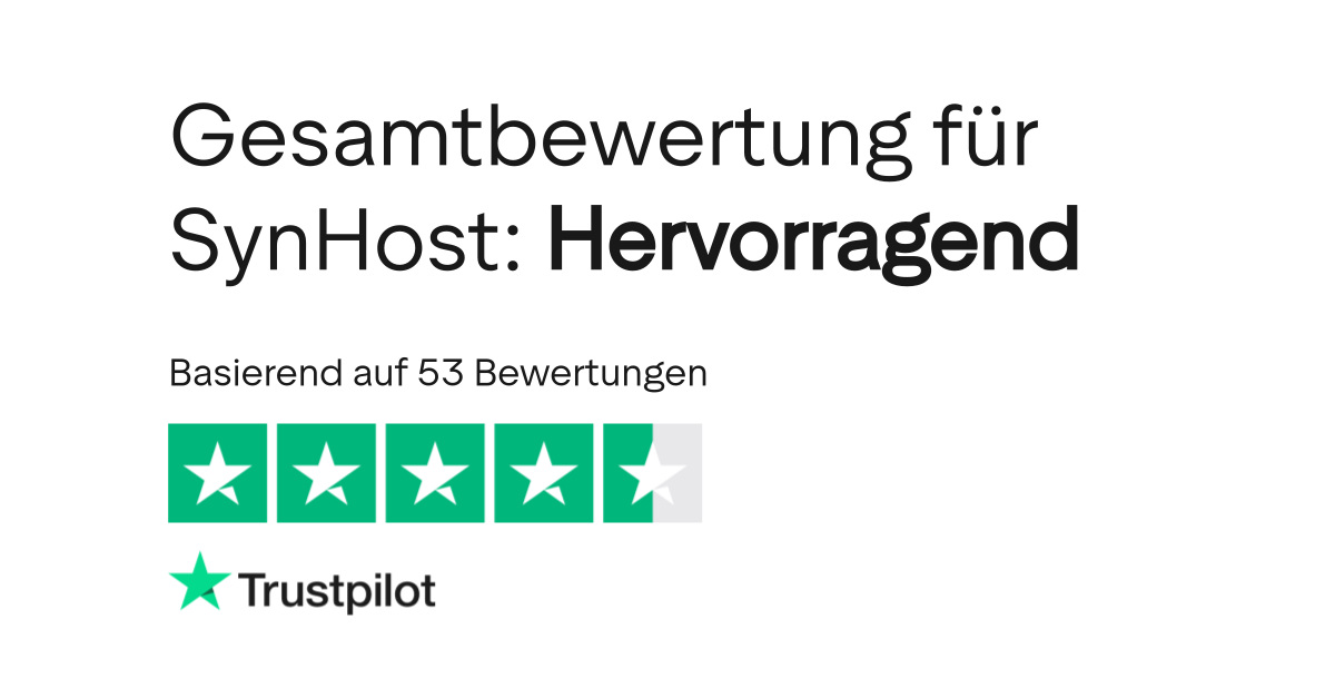 Bewertungen zu SynHost | Lesen Sie Kundenbewertungen zu synhost.de