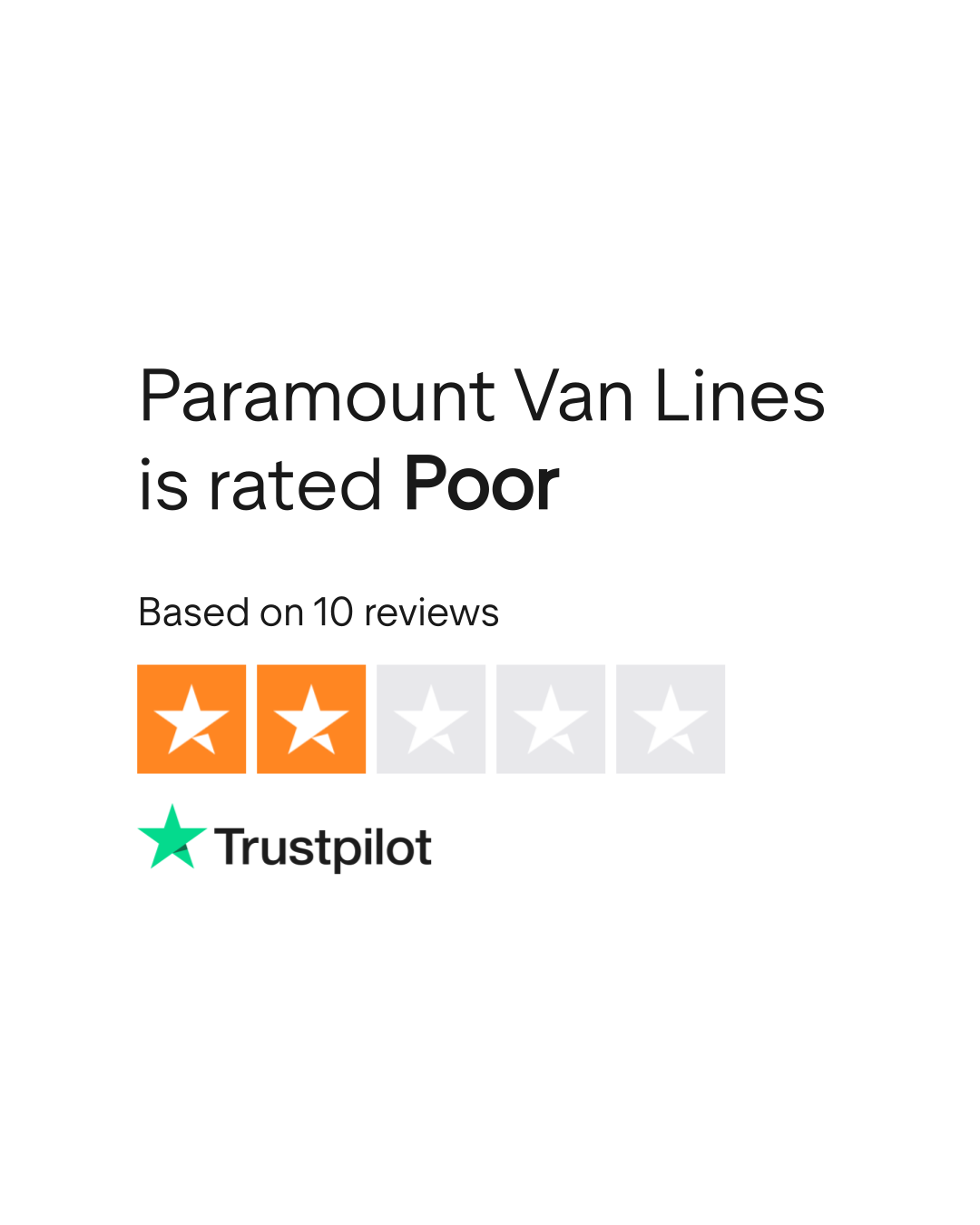 Paramount Van Lines Reviews | Read Customer Service Reviews of paramountvanlines.com