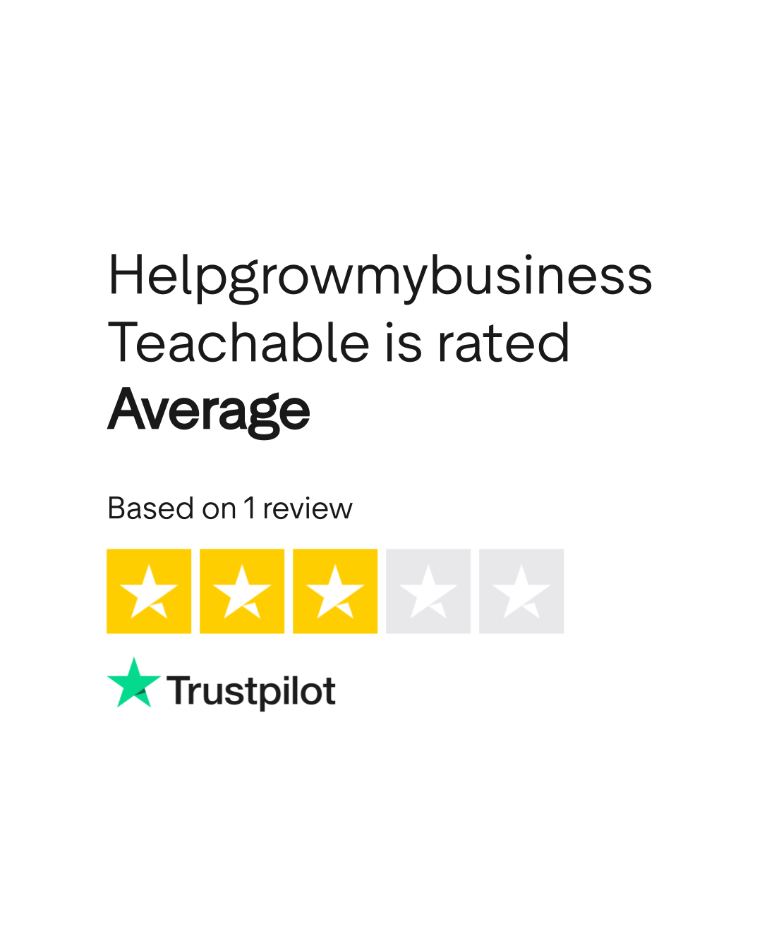 Helpgrowmybusiness Teachable Reviews | Read Customer Service Reviews of ...