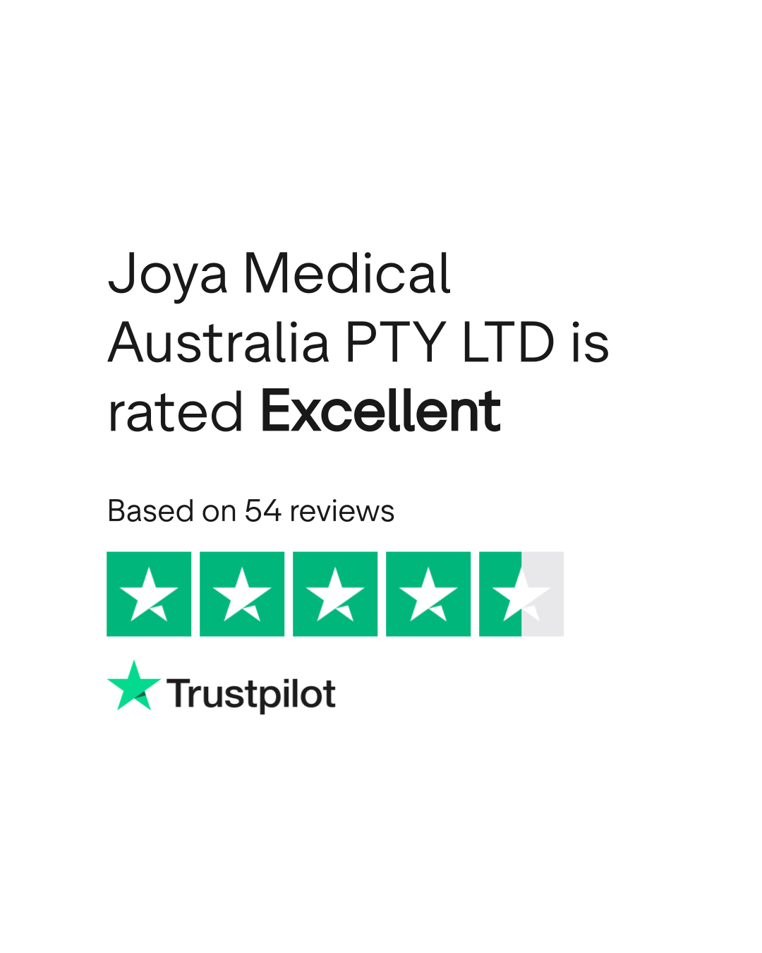 Joya Medical Australia PTY LTD Reviews | Read Customer Service Reviews ...