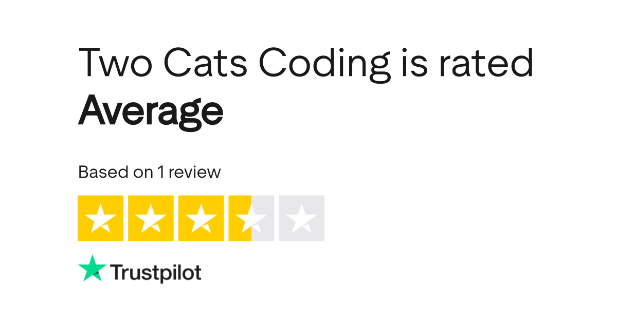 Two Cats Coding Reviews | Read Customer Service Reviews of www.twocatscoding.com