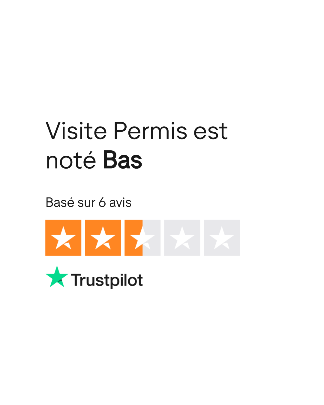 Avis de Visite Permis | Lisez les avis marchands de visite-permis.fr