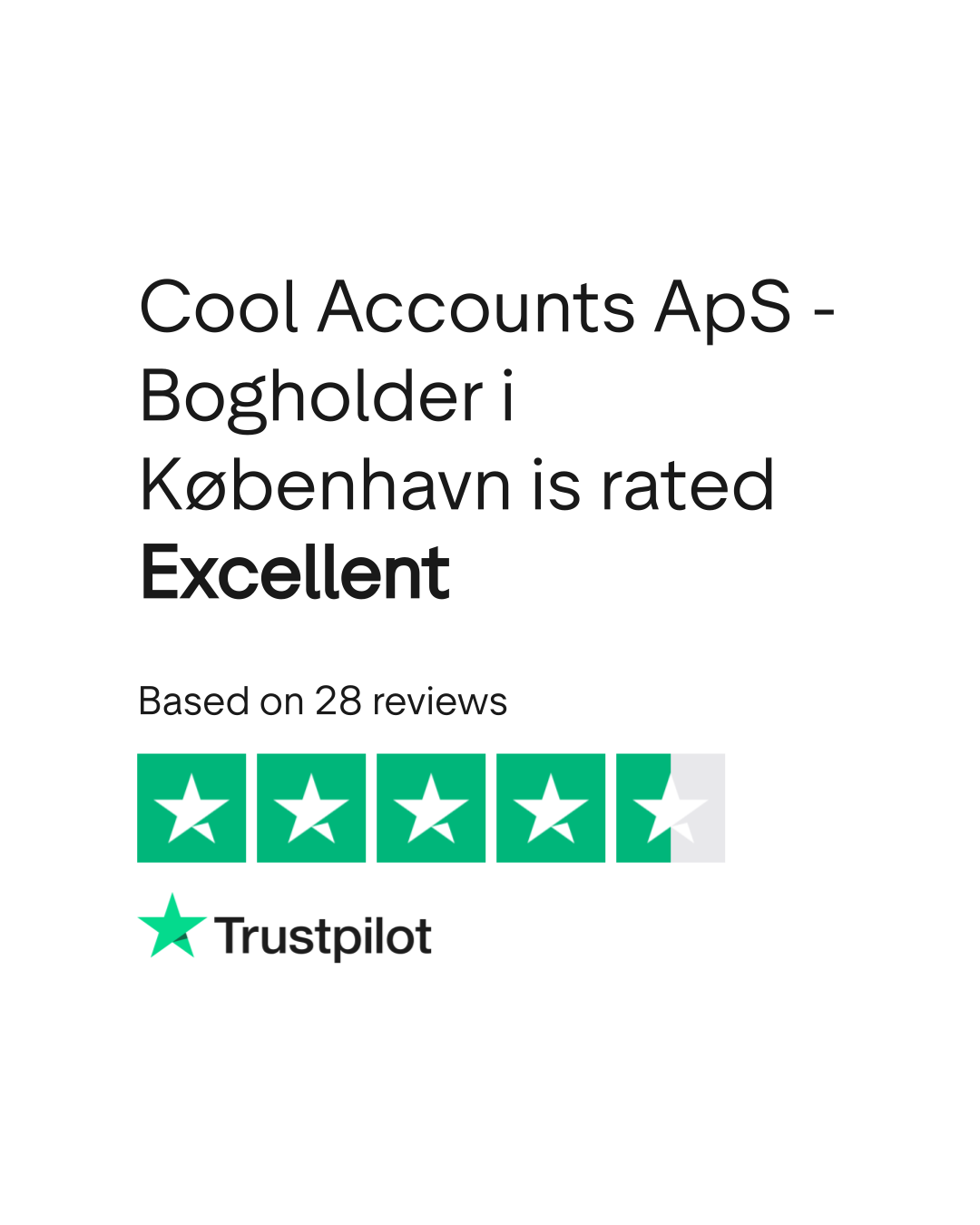 Cool Accounts ApS - Bogholder i København Reviews | Read Customer ...