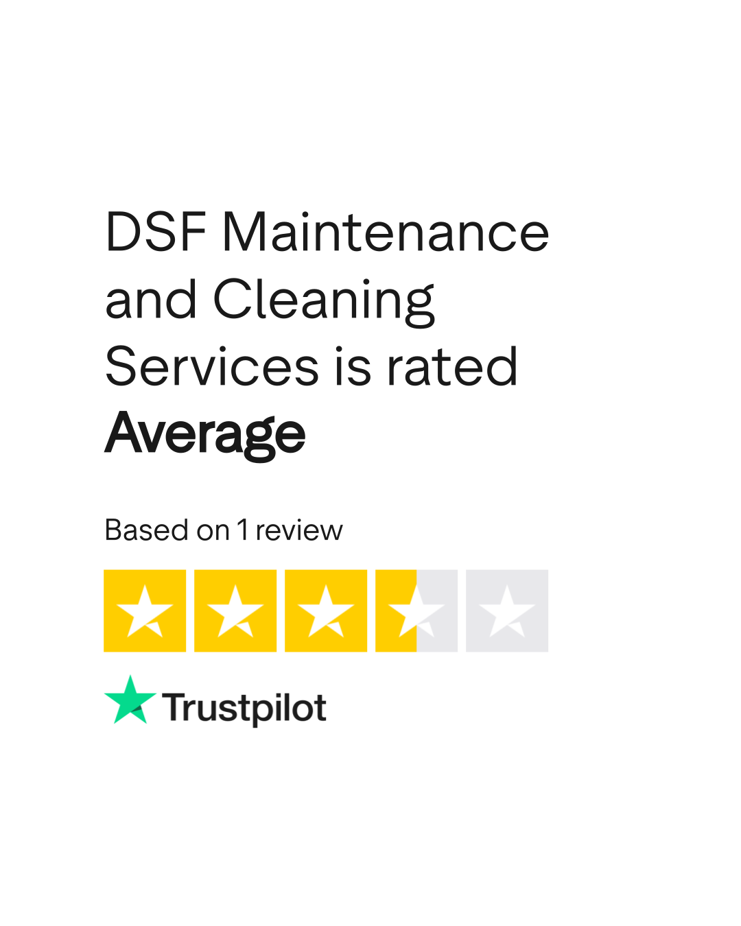 DSF Maintenance and Cleaning Services Reviews | Read Customer Service ...