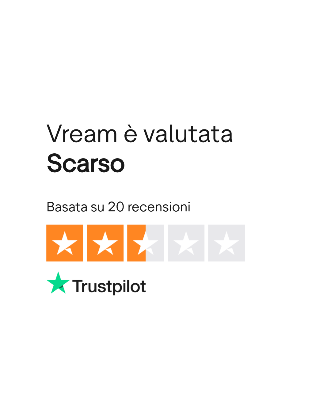 Vream | Leggi le recensioni dei servizi di vream.it