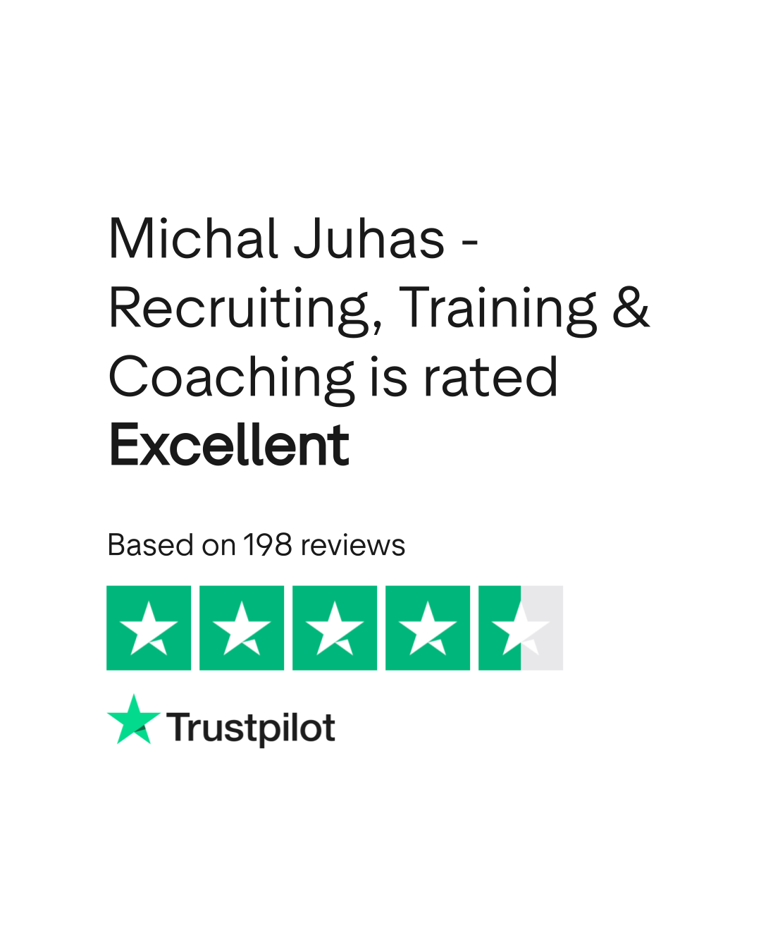 Michal Juhas - Recruiting, Training & Coaching Reviews | Read Customer ...