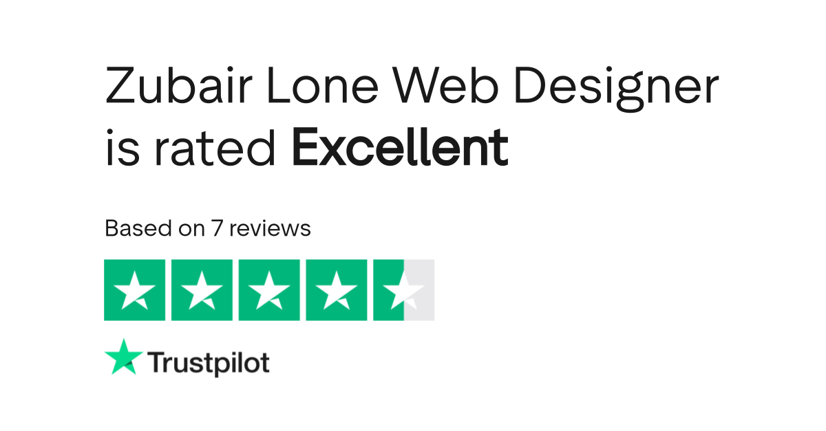 Zubair Lone Web Designer Reviews | Read Customer Service Reviews of ...
