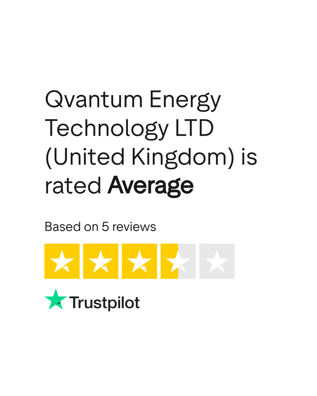 Qvantum Energy Technology LTD (United Kingdom) Reviews | Read Customer Service Reviews of ...