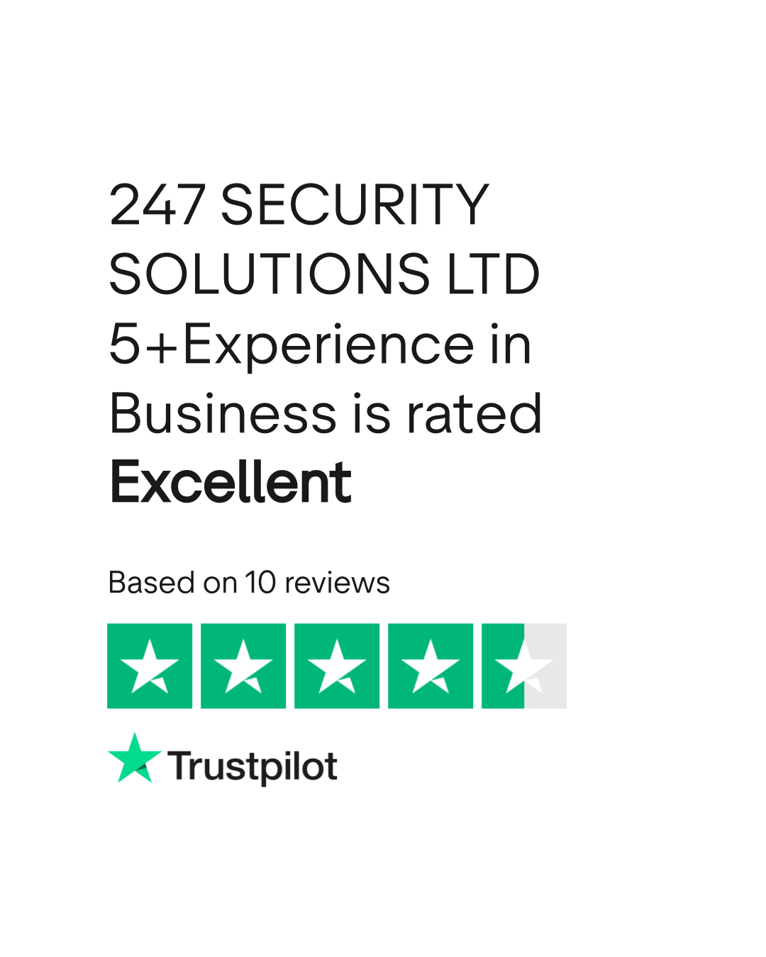 247 SECURITY SOLUTIONS LTD 5+Experience in Business Reviews | Read Customer Service Reviews of ...