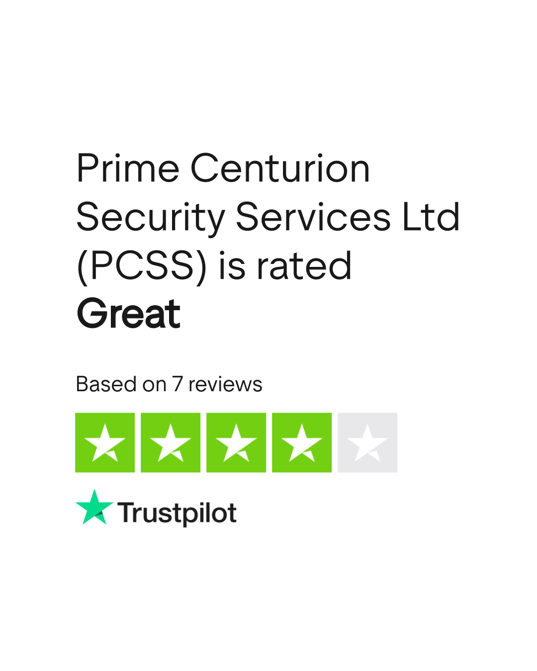 Prime Centurion Security Services Ltd (PCSS) Reviews | Read Customer ...
