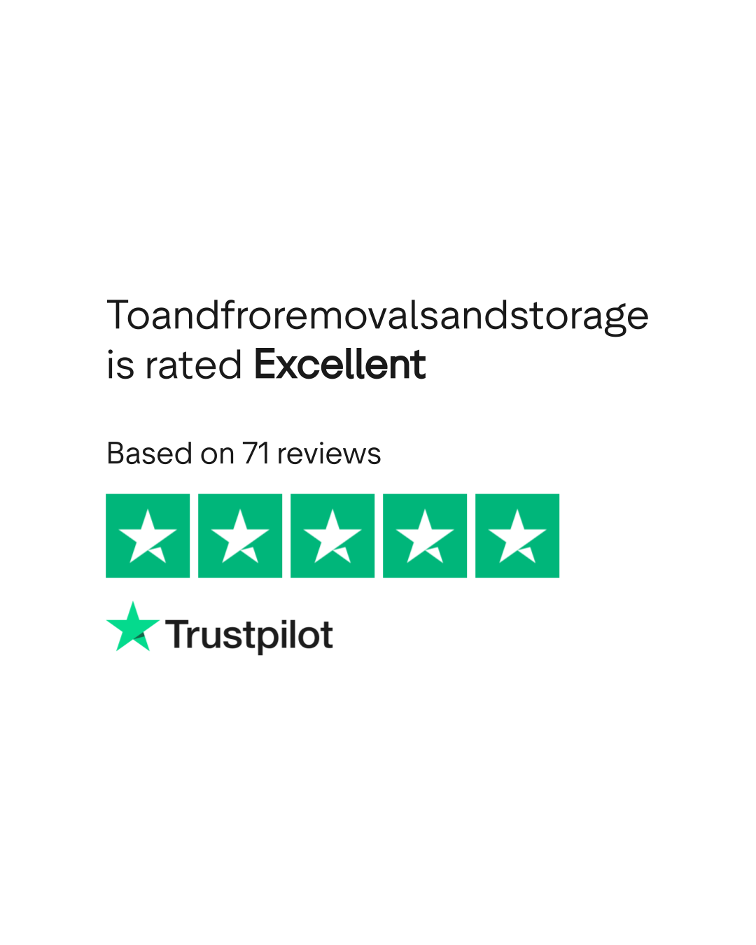 Toandfroremovalsandstorage Reviews | Read Customer Service Reviews of ...