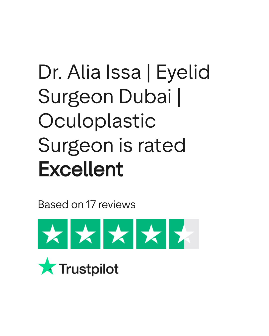 Dr. Alia Issa | Eyelid Surgeon Dubai | Oculoplastic Surgeon Reviews ...