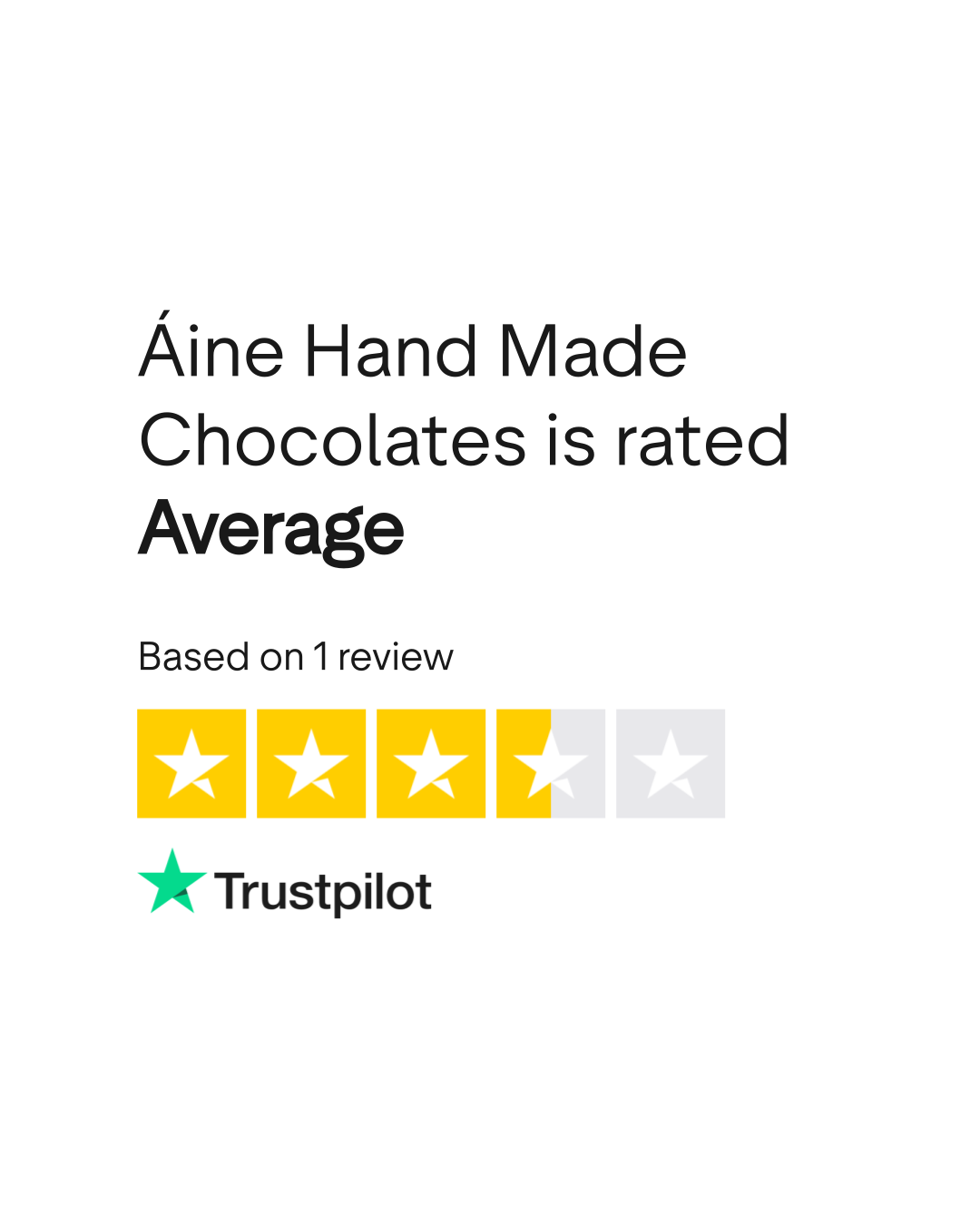 Áine Hand Made Chocolates Reviews | Read Customer Service Reviews of ...