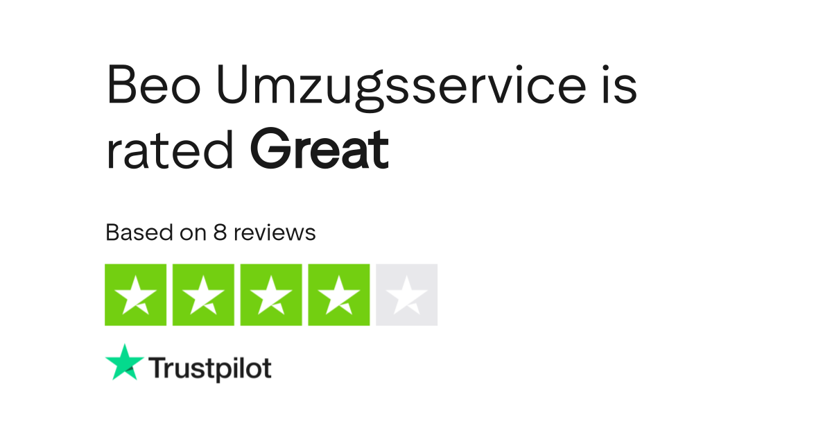 Beo Umzugsservice Reviews | Read Customer Service Reviews of beo-umzug.de