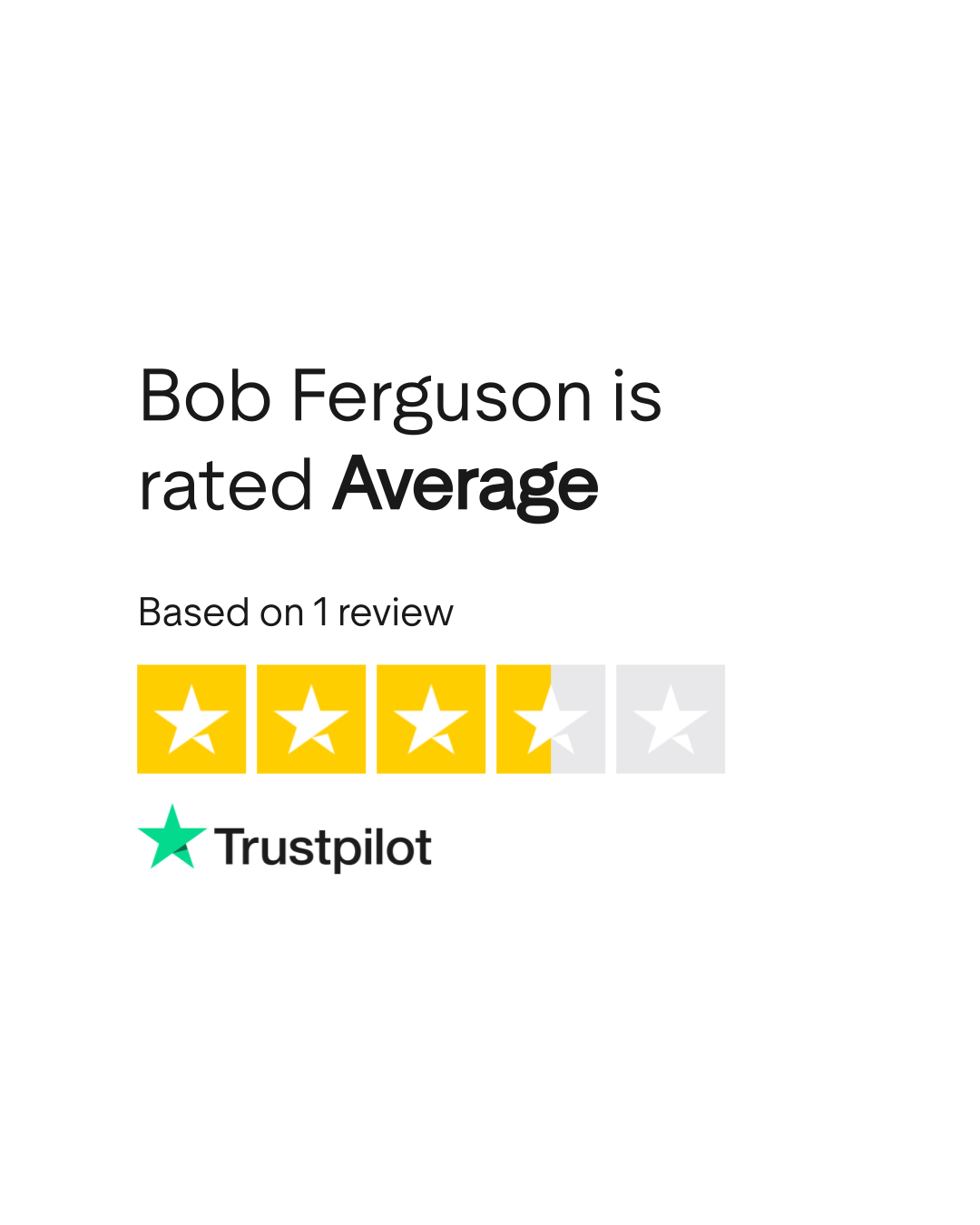 Bob Ferguson Reviews | Read Customer Service Reviews of bob-ferguson.com