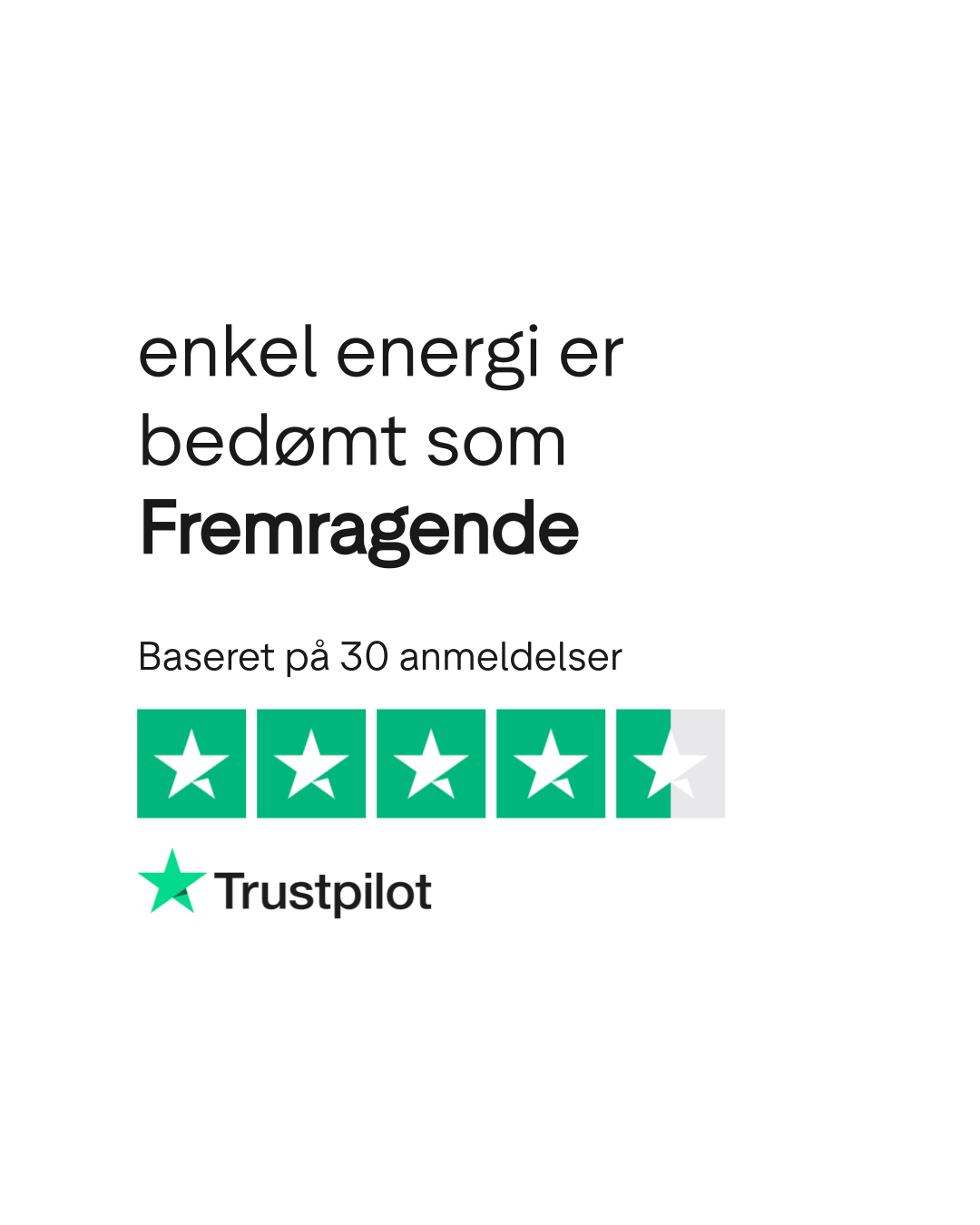 Anmeldelser af enkel energi | Læs kundernes anmeldelser af enkelenergi.dk