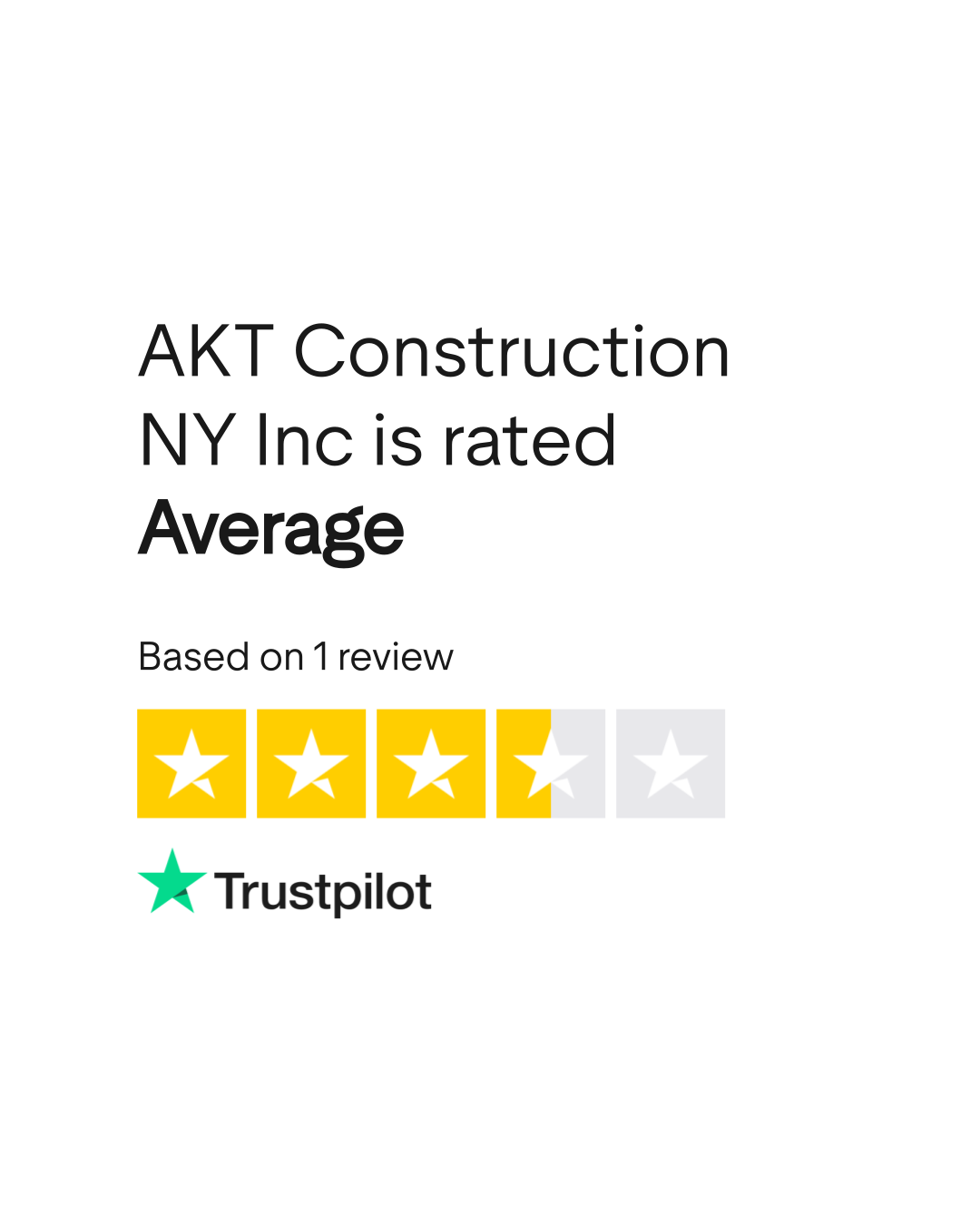 AKT Construction NY Inc Reviews | Read Customer Service Reviews of aktconstructionnyinc.com