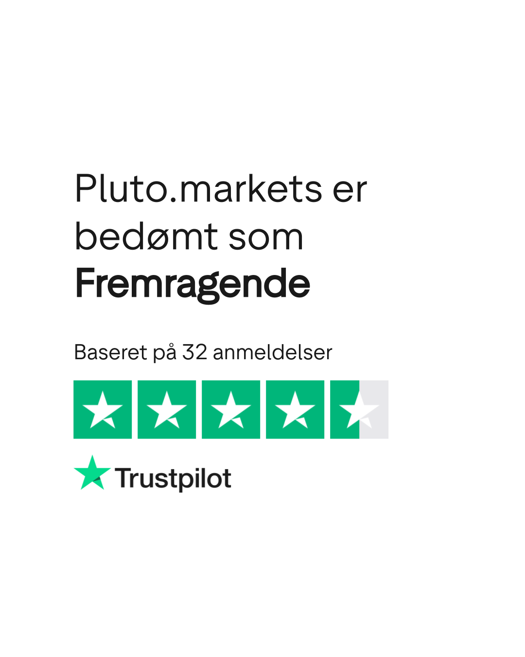 Anmeldelser af Pluto.markets | Læs kundernes anmeldelser af pluto.markets