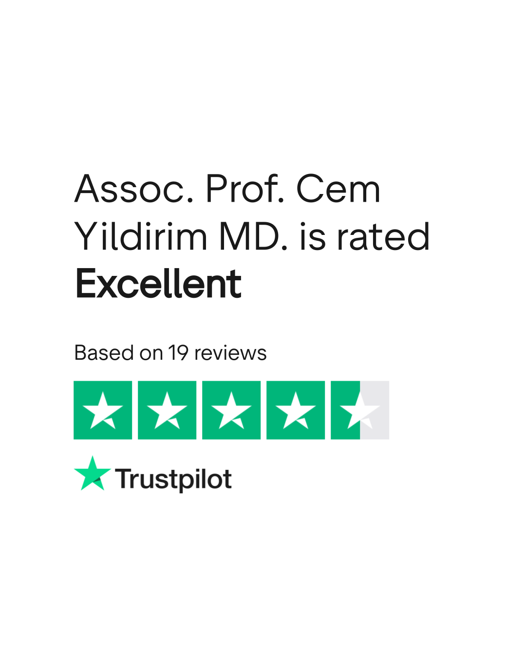 Assoc. Prof. Cem Yildirim MD. Reviews | Read Customer Service Reviews ...