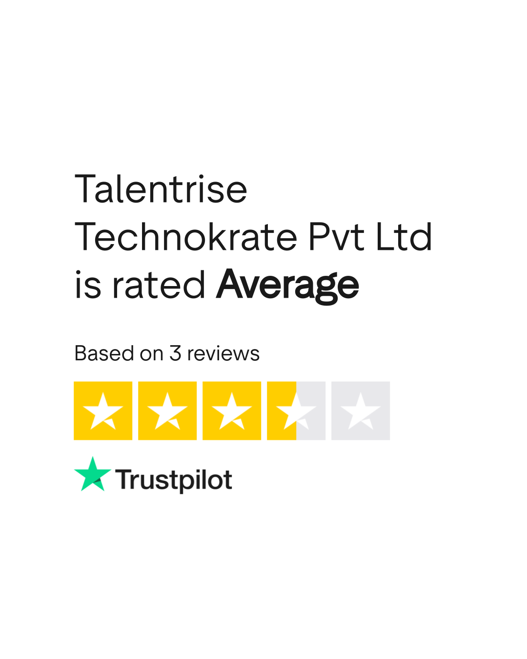Talentrise Technokrate Pvt Ltd Reviews | Read Customer Service Reviews of technokrate.com