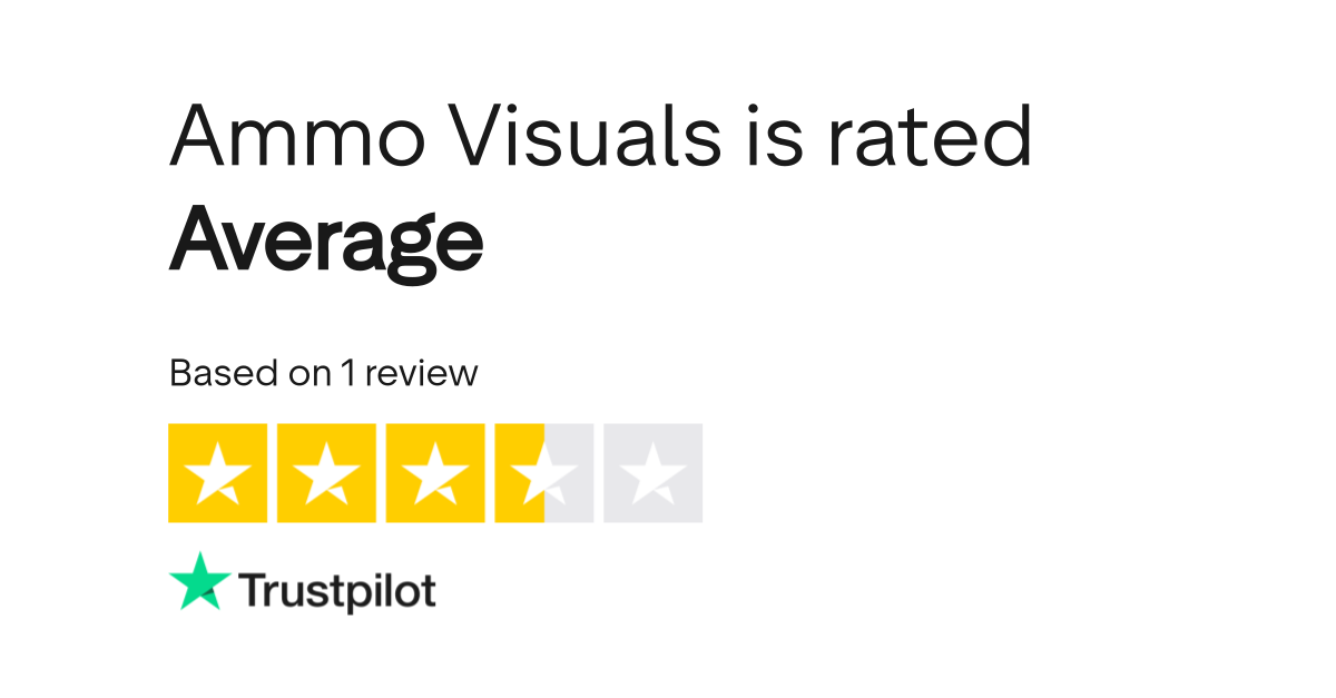 Ammo Visuals Reviews | Read Customer Service Reviews of ammovisuals.com