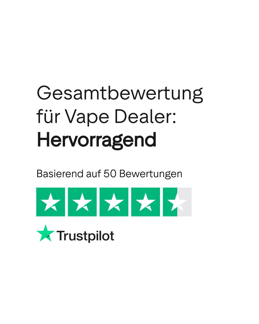 Bewertungen zu Vape Dealer | Lesen Sie Kundenbewertungen zu vape-dealer.de