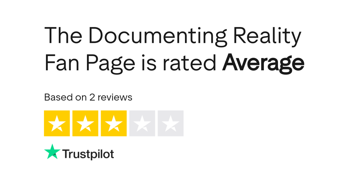 The Documenting Reality Fan Page Reviews | Read Customer Service ...