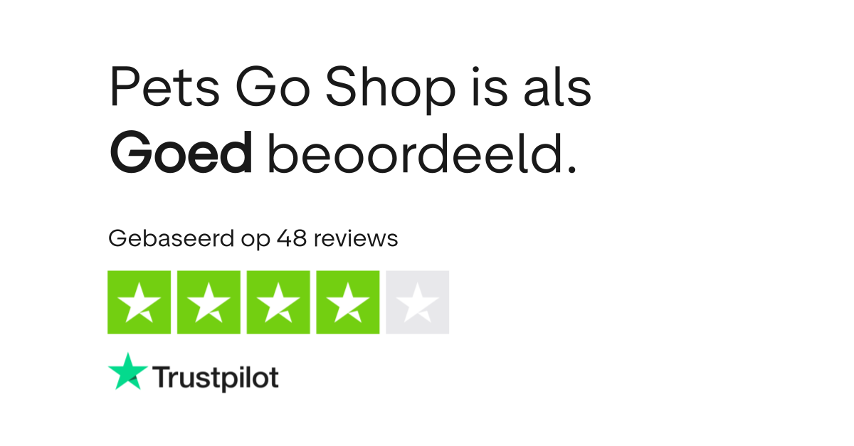 Pets Go Shop reviews | Bekijk consumentenreviews over petsgoshop.com