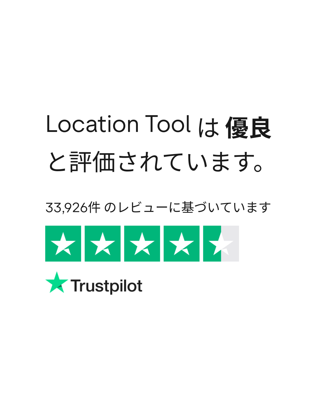 Location Tool のレビュー| location-tool.com についてカスタマーサービスのレビューをご覧ください
