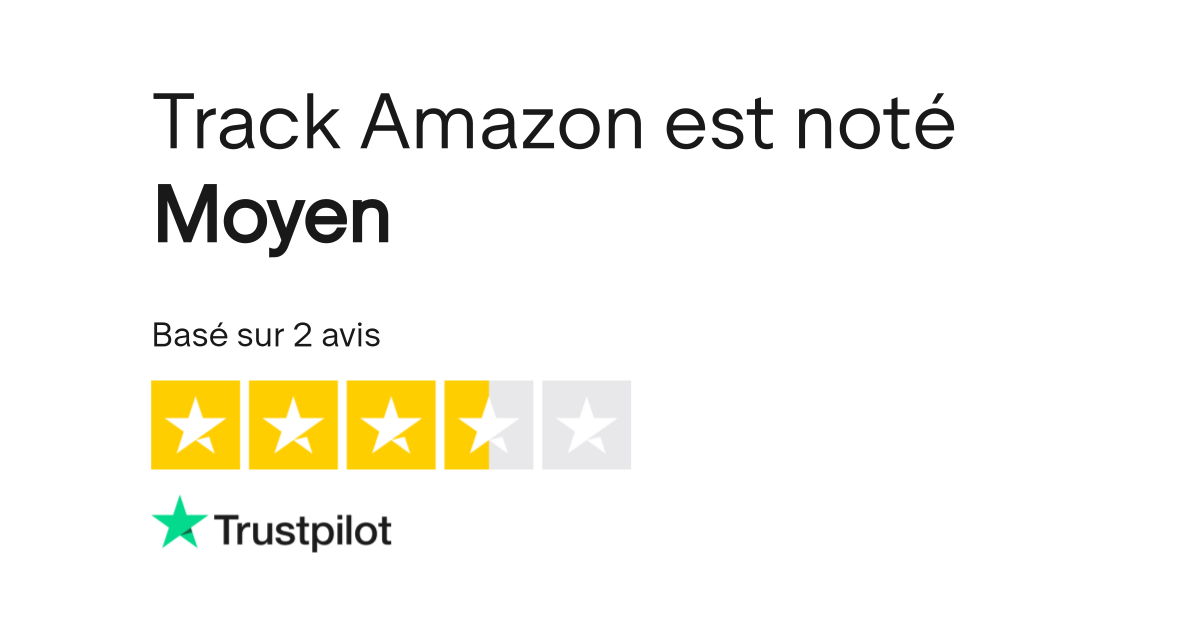 Avis de Track Amazon | Lisez les avis marchands de track.amazon.fr