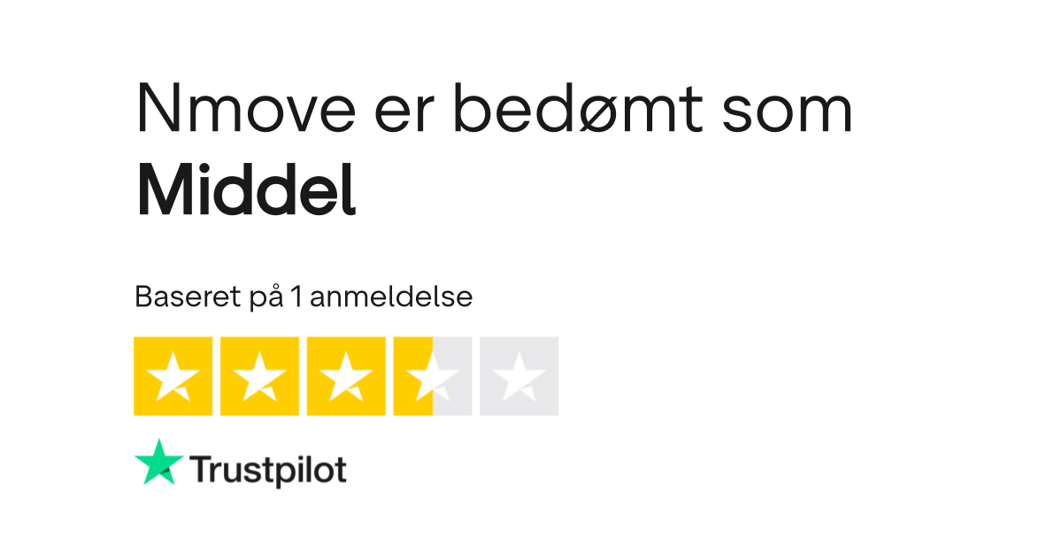 Anmeldelser af Nmove | Læs kundernes anmeldelser af nmove.dk