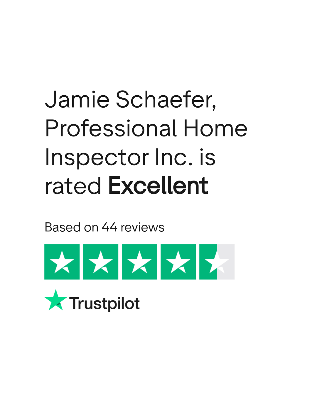 Jamie Schaefer, Professional Home Inspector Inc. Reviews | Read Customer Service Reviews of ...