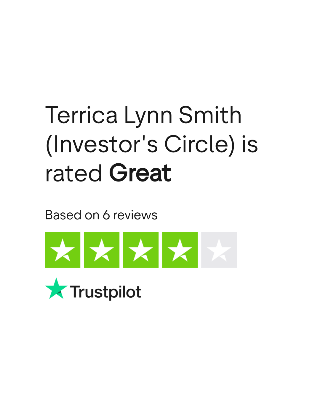 Terrica Lynn Smith (Investor's Circle) Reviews | Read Customer Service ...