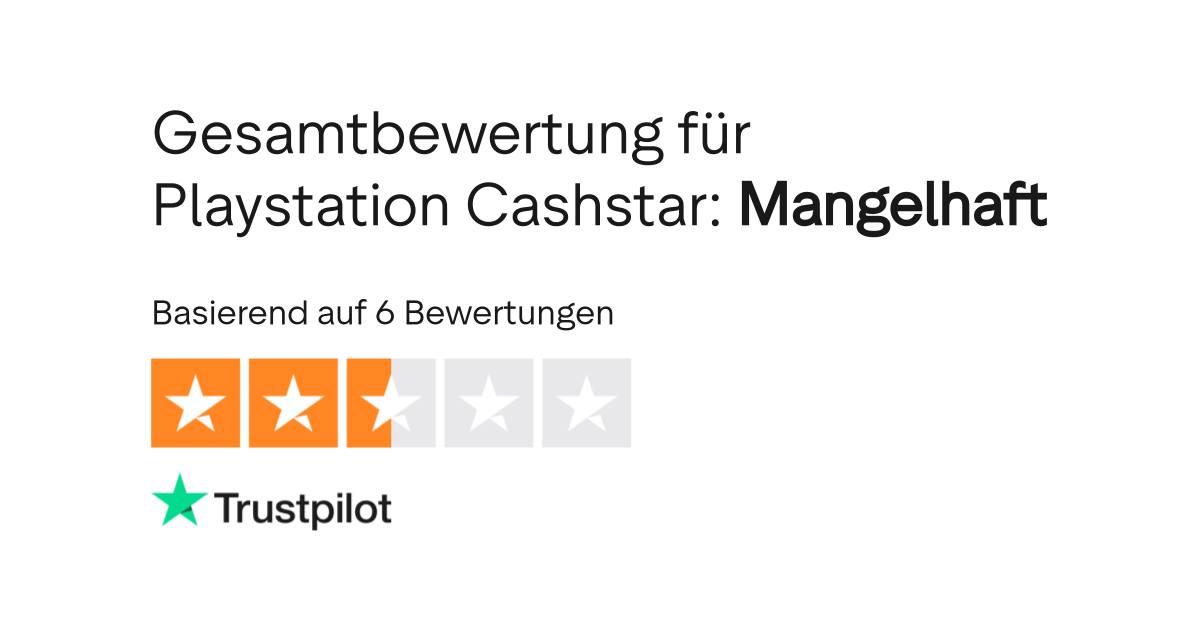 Bewertungen zu Playstation Cashstar | Lesen Sie Kundenbewertungen zu ...