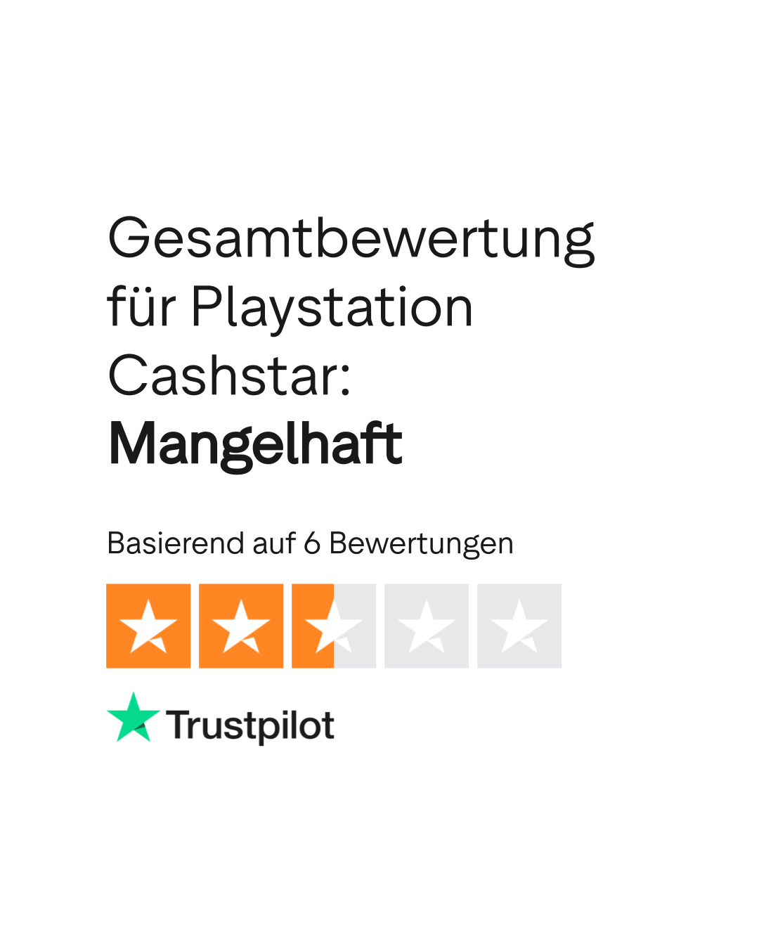 Bewertungen zu Playstation Cashstar | Lesen Sie Kundenbewertungen zu ...