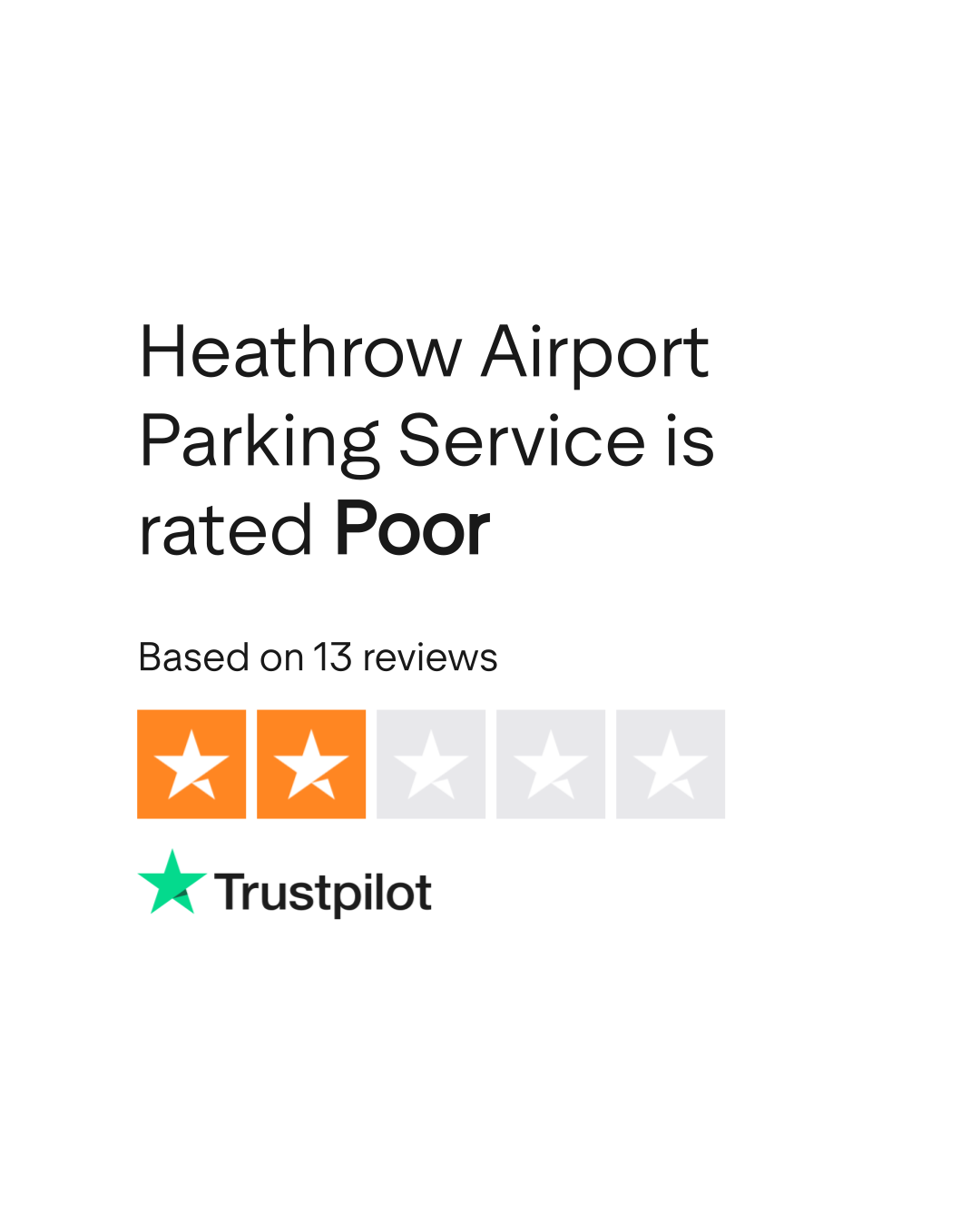 Heathrow Airport Parking Service Reviews | Read Customer Service ...