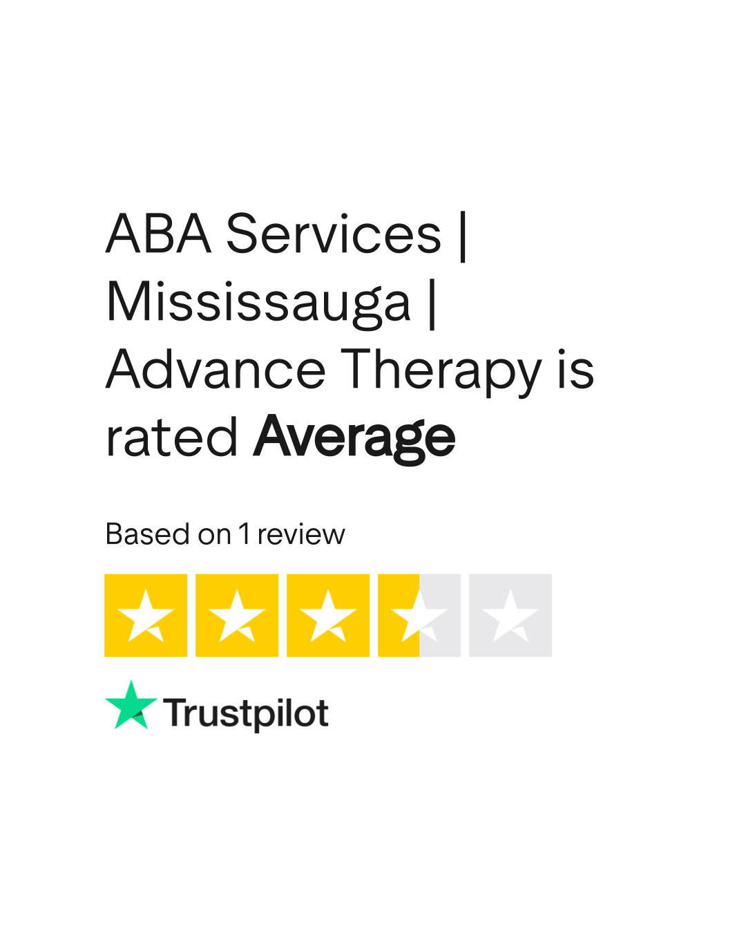ABA Services | Mississauga | Advance Therapy Reviews | Read Customer ...