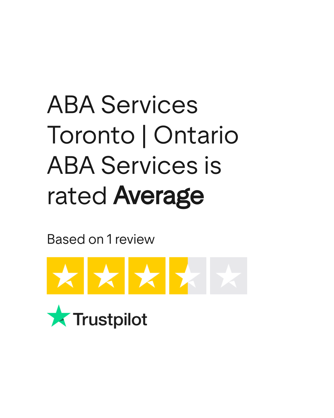 ABA Services Toronto | Ontario ABA Services Reviews | Read Customer ...