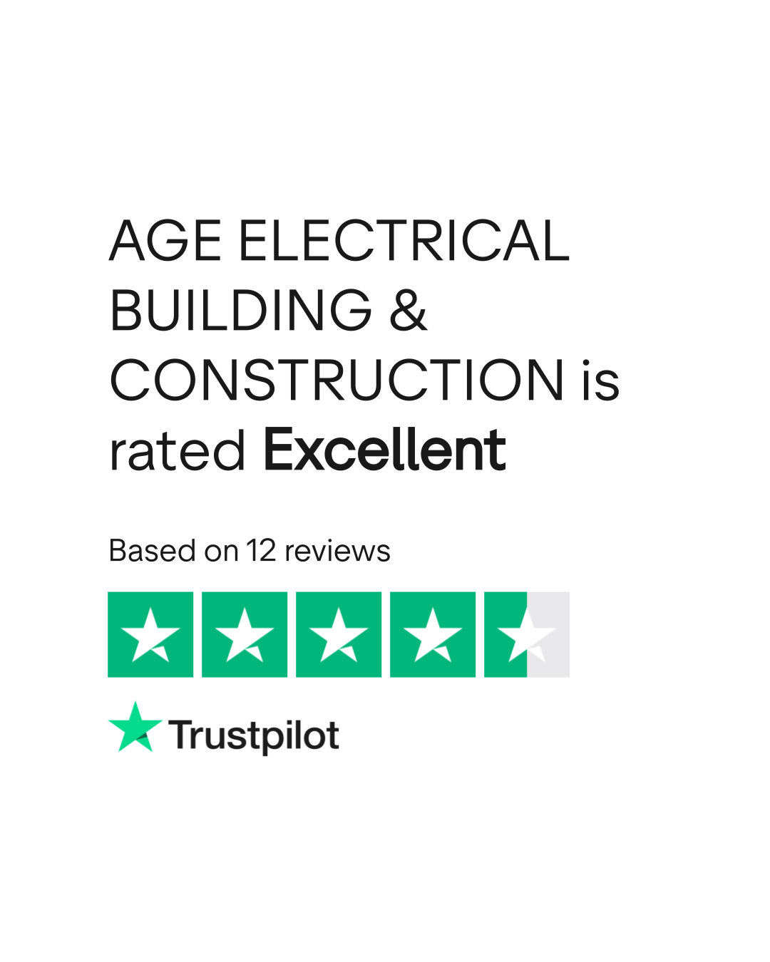 AGE ELECTRICAL BUILDING & CONSTRUCTION Reviews | Read Customer Service Reviews of age-el.co.uk