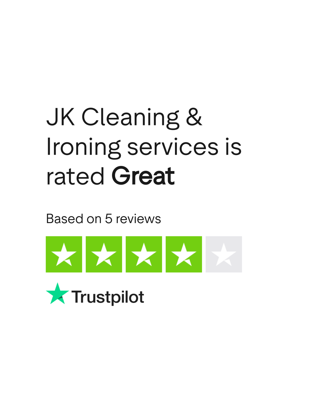 JK Cleaning & Ironing services Reviews | Read Customer Service Reviews ...