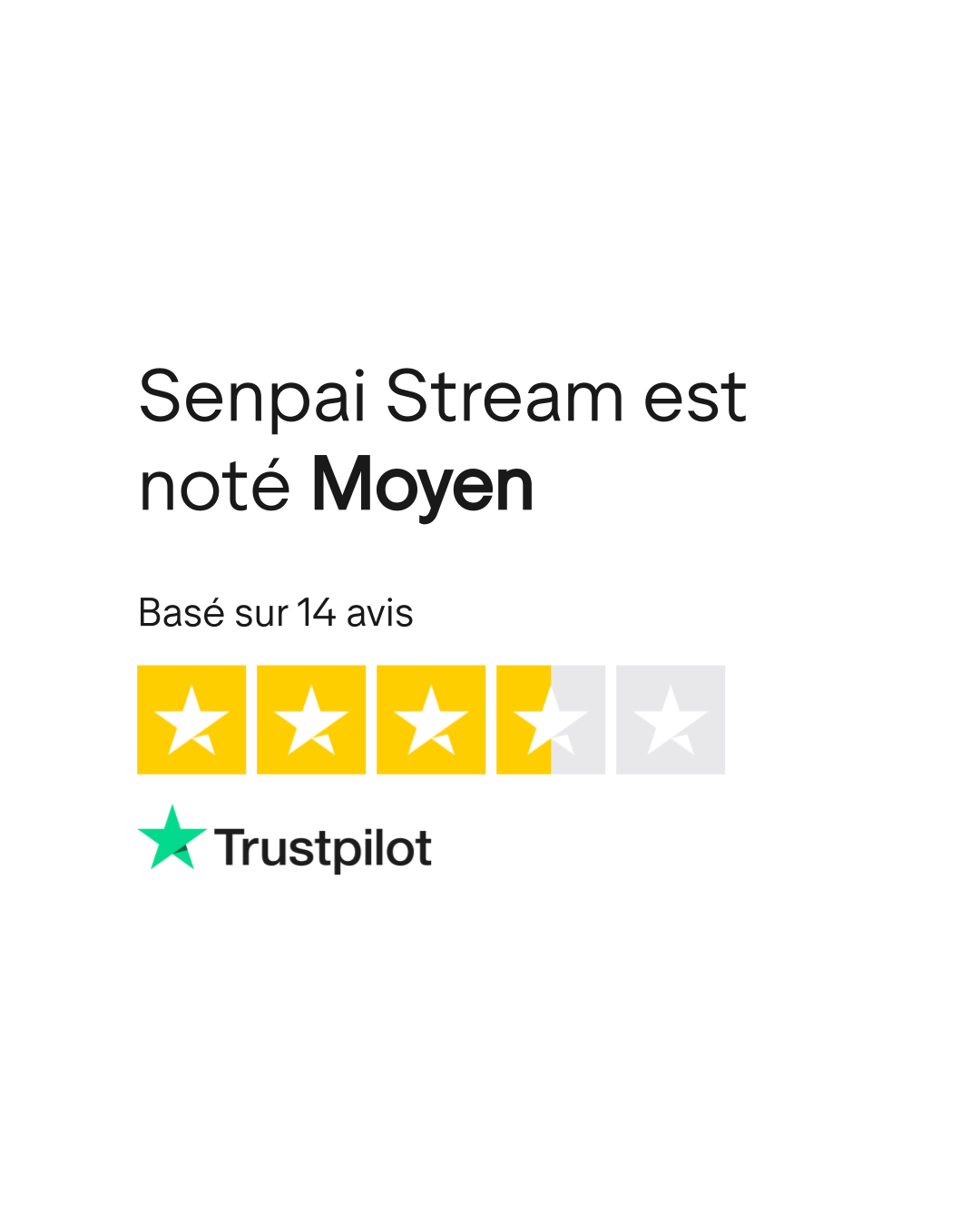 Avis de Senpai Stream | Lisez les avis marchands de senpaistream.stream