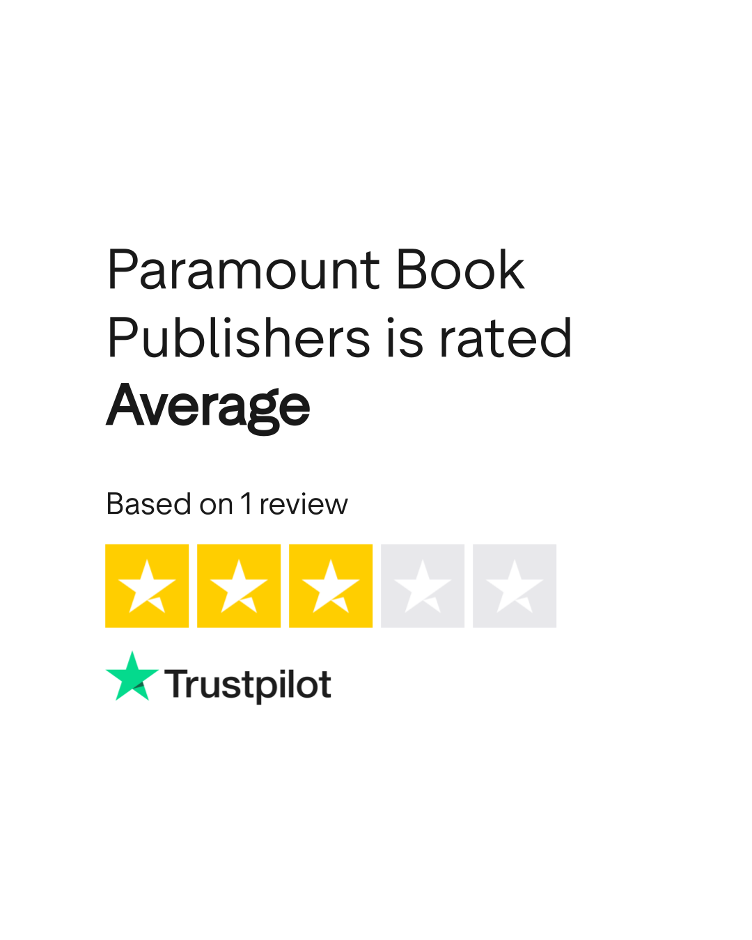 Paramount Book Publishers Reviews | Read Customer Service Reviews of ...